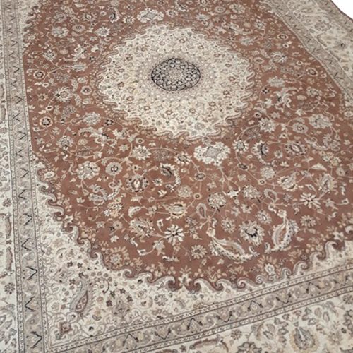 Tapate tipo persa bege – 2 x 3 – Lounges & Cia